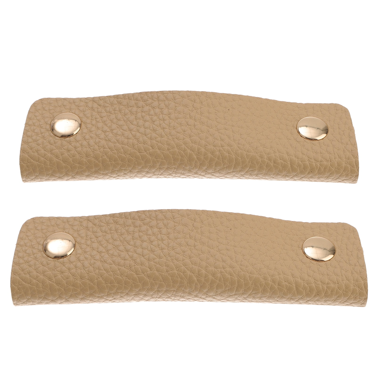 2 Pcs Luggage Bag Handle Hand Protective Cover PU Leather Bag Handle ...