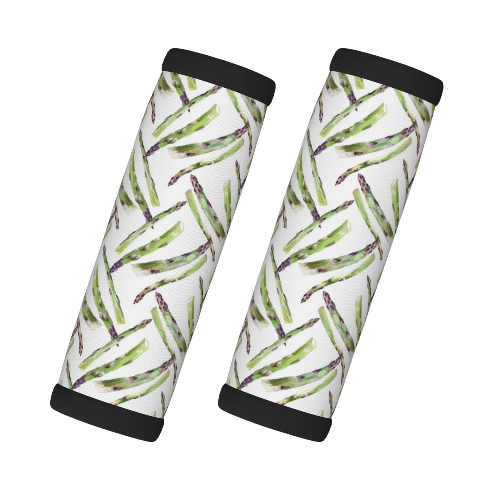 2 Pcs Luggage Handle Wraps for Suitcase - Asparagus Pattern funny ...