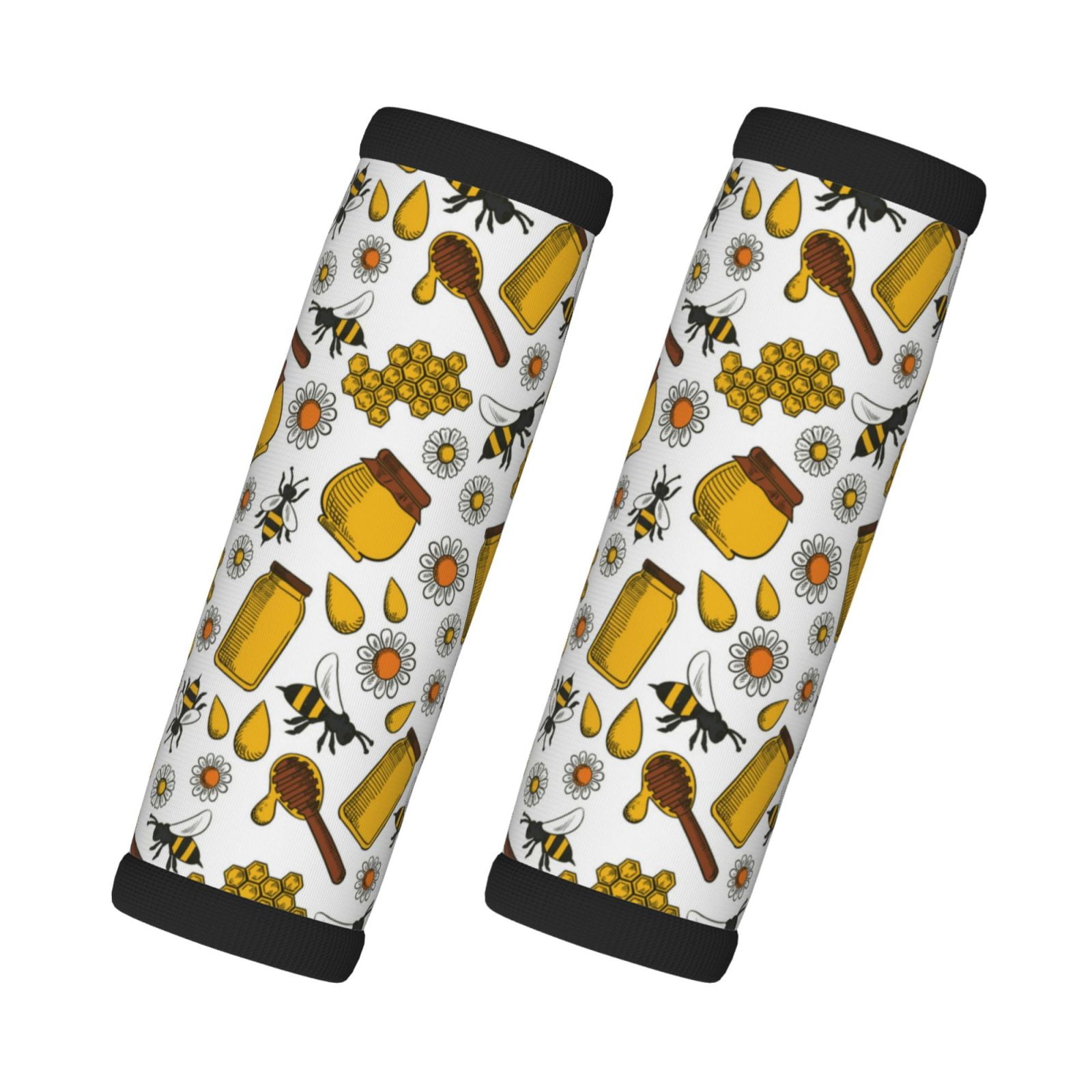 2 Pcs Luggage Handle Wraps for Suitcase - Cute bee A Suitcase Tags ...