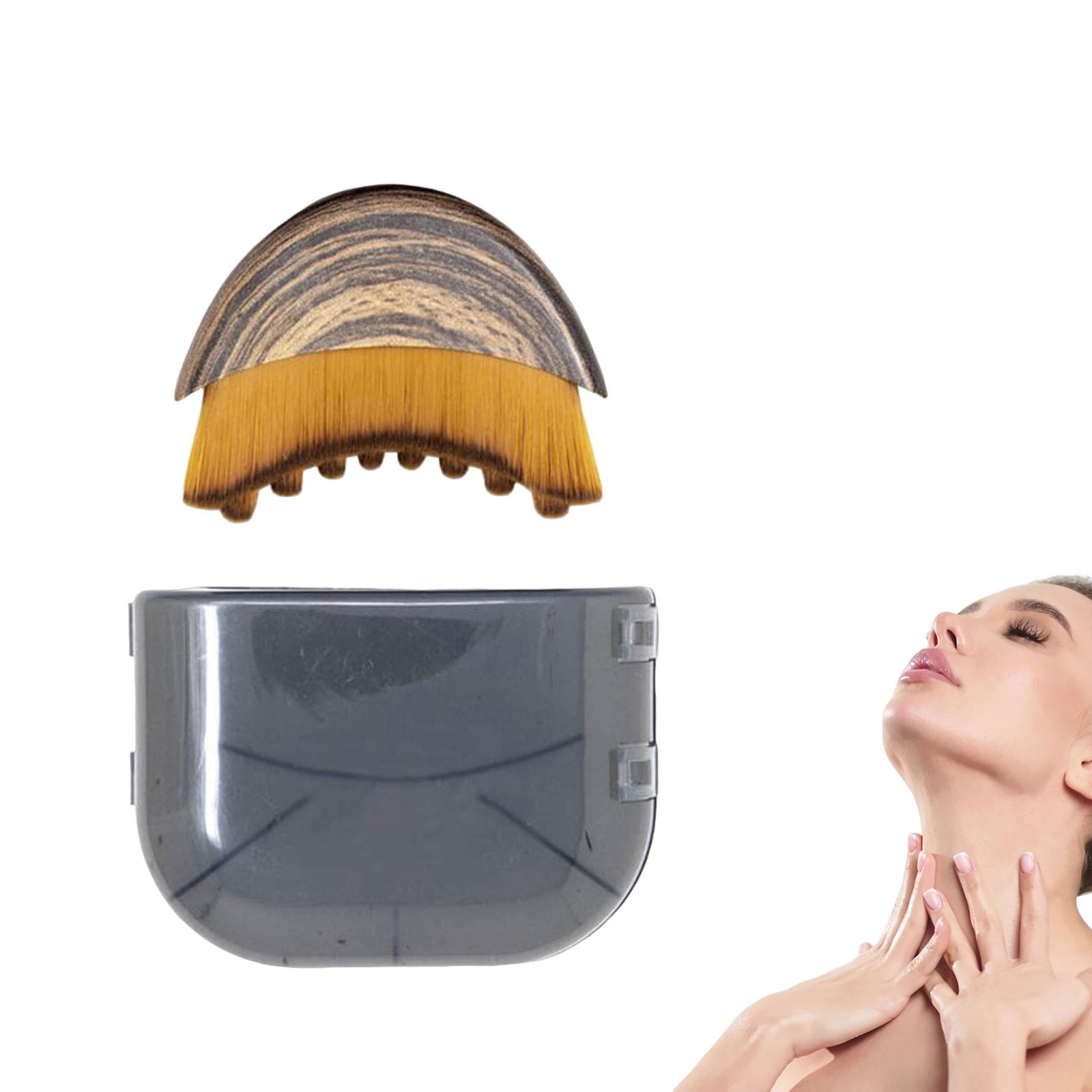 2 Pcs Lymphatic Contour Face Brush, Lymphatic Drainage Massager for ...