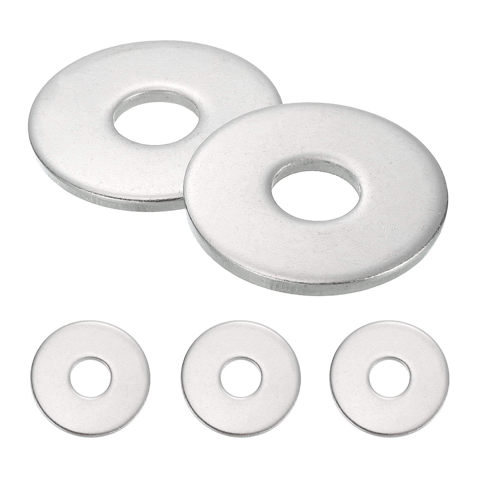 2 Pcs M13 304 Stainless Steel Flat Washers 13mm ID 40mm OD 3mm Thick ...