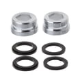 2 Pcs M22 Inner M24 Outer Thread Faucet Adapter Garden Hose Connector ...