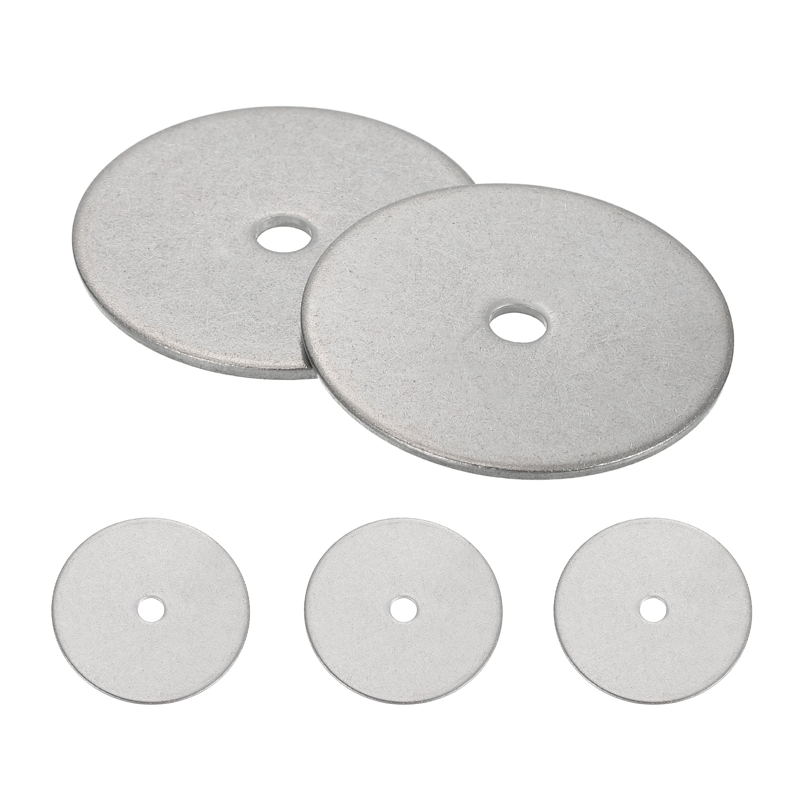 2 Pcs M6.5 304 Stainless Steel Flat Washers 6.5mm ID 50mm OD 2mm Thick ...