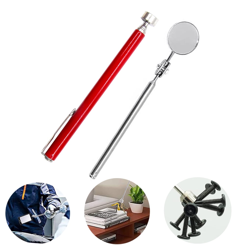 2 Pcs Magnetic Telescoping Pick Up Tool Set, 5LB Magnetic Pick Up Tool ...