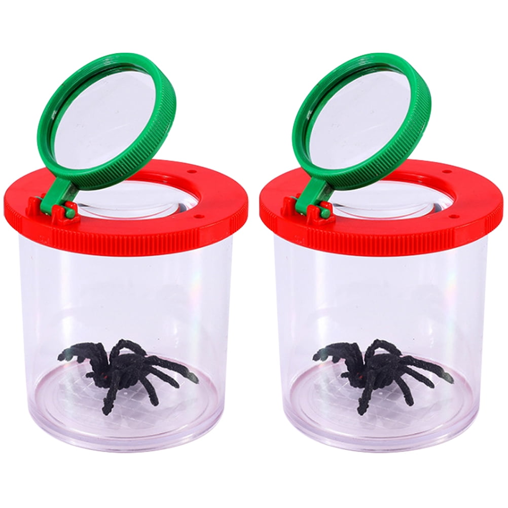 2 Pcs Magnifying Insect Case Bug Magnifier Container Suite Outdoor ...