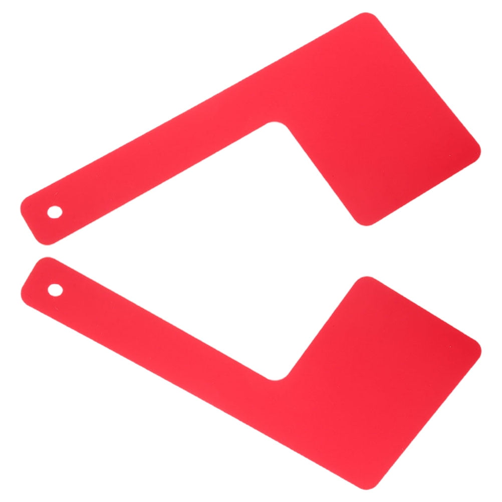 2 Pcs Mail Box Flag Pan Mailbox Small Pot Lid Handles Replacement Red ...