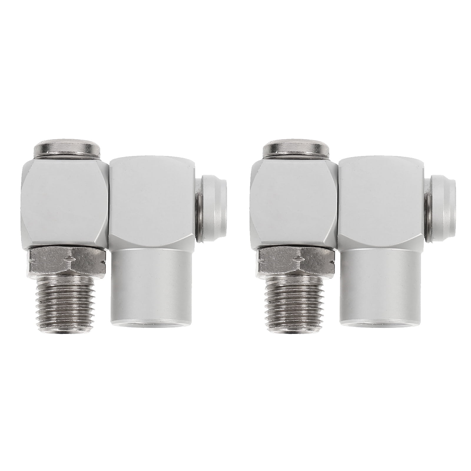 2 Pcs Mandrel Pneumatic Connector -degree Rotation Joint - Walmart.com