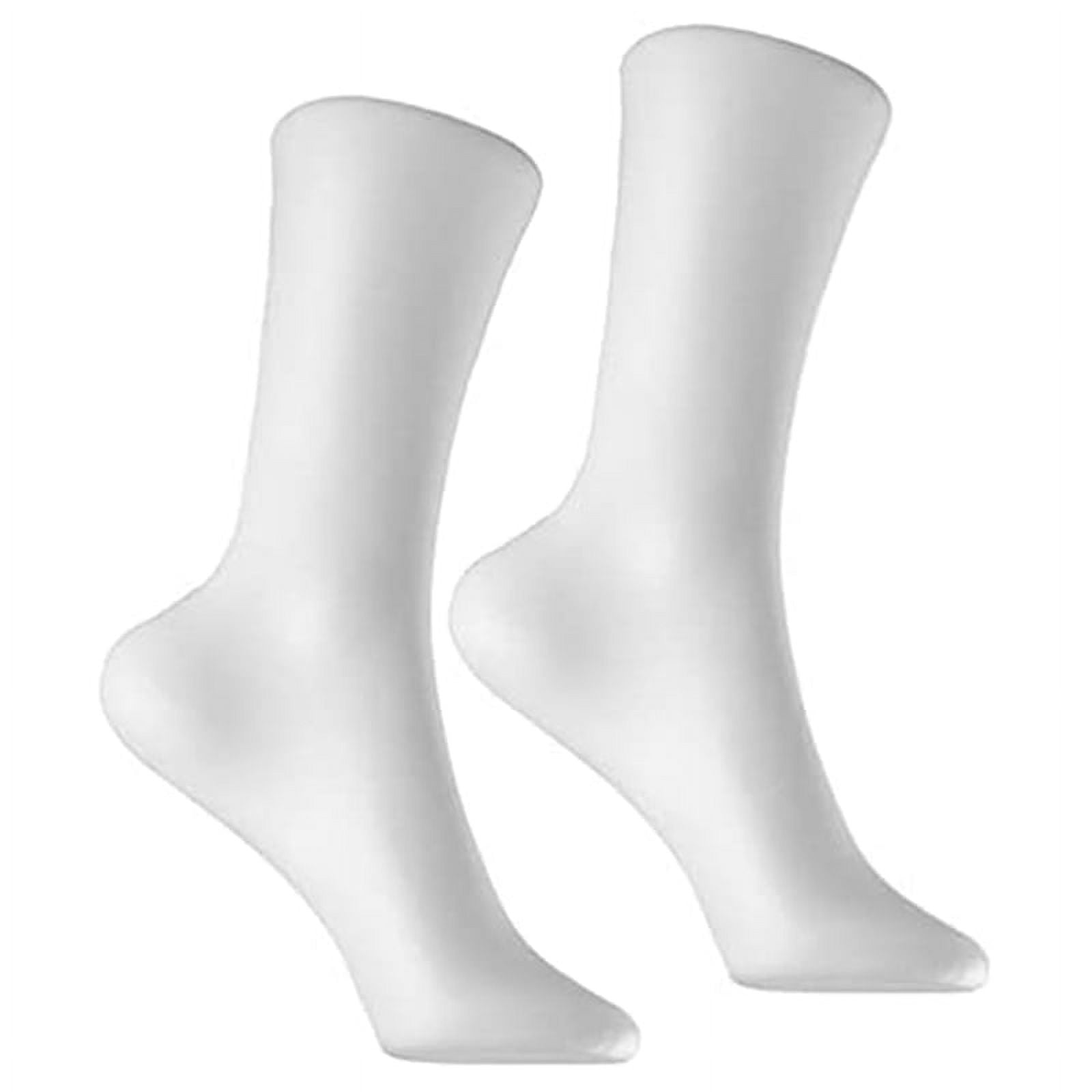 2 Pcs Mannequin Foot Sock Model Female Foot Sock Display Short Stocking ...
