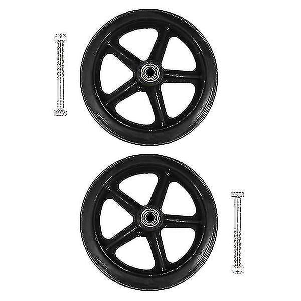 2 Pcs Manual Wheelchair Replacement Tyres Wheelchairs Wheelchair Front ...