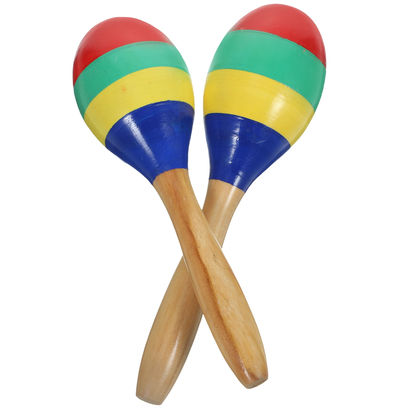 2 Pcs Maracas Musical Instruments Early Educational Toys Baby Music Toy ...