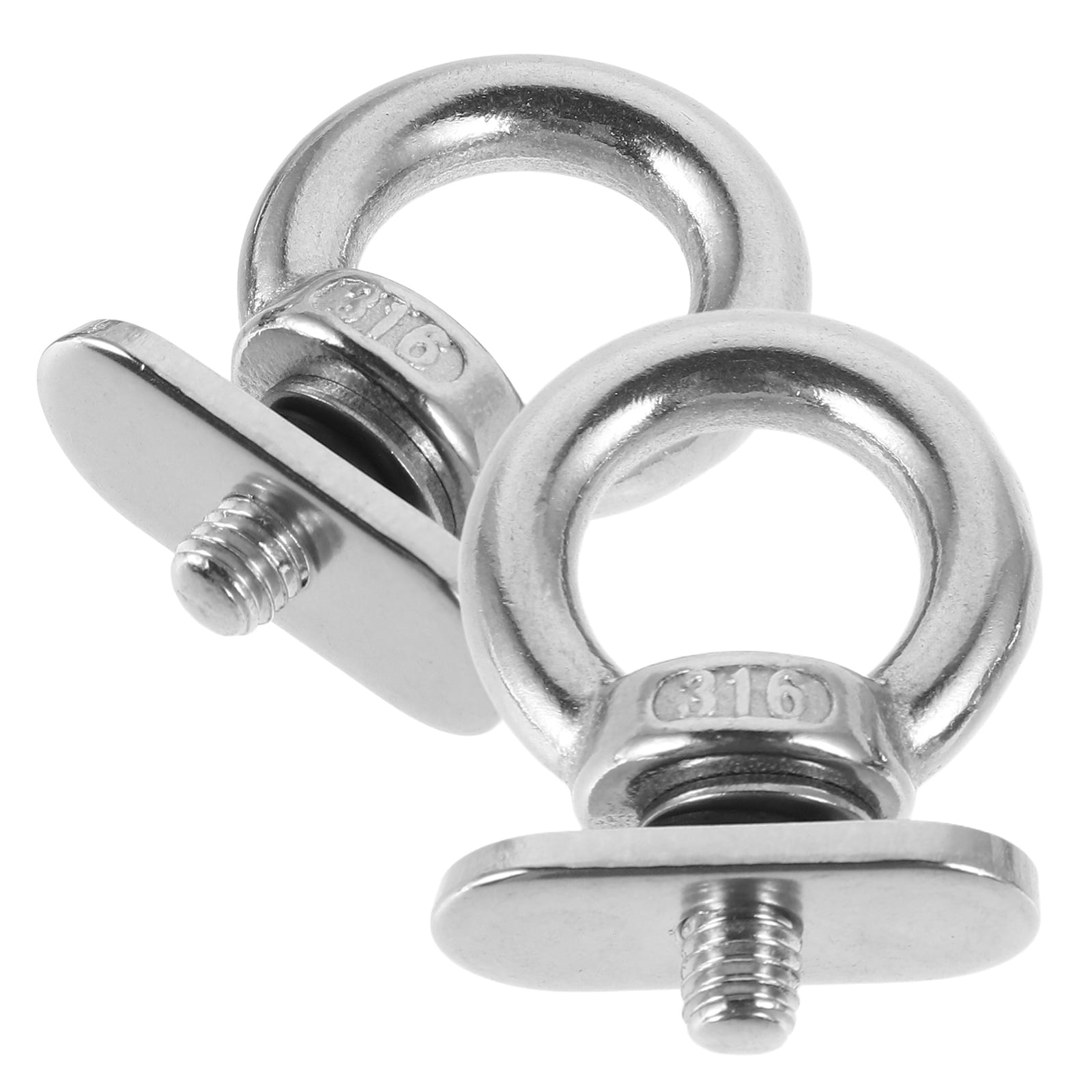 2 Pcs Marine Hardware Canoe Kayak Track Mount Accessories Kayak Tie ...