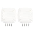 2 Pcs Marine Louvered Vents 3 Inch Black Plastic Hull Air Vent for Boat ...
