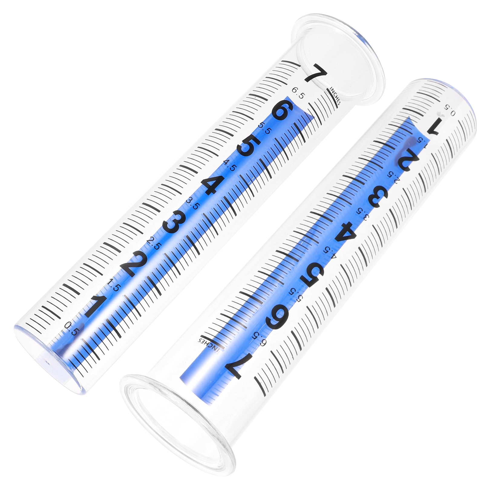 2 Pcs Measuring Cup Rainwater Collection Rain Measure Tools Rain Gauge ...