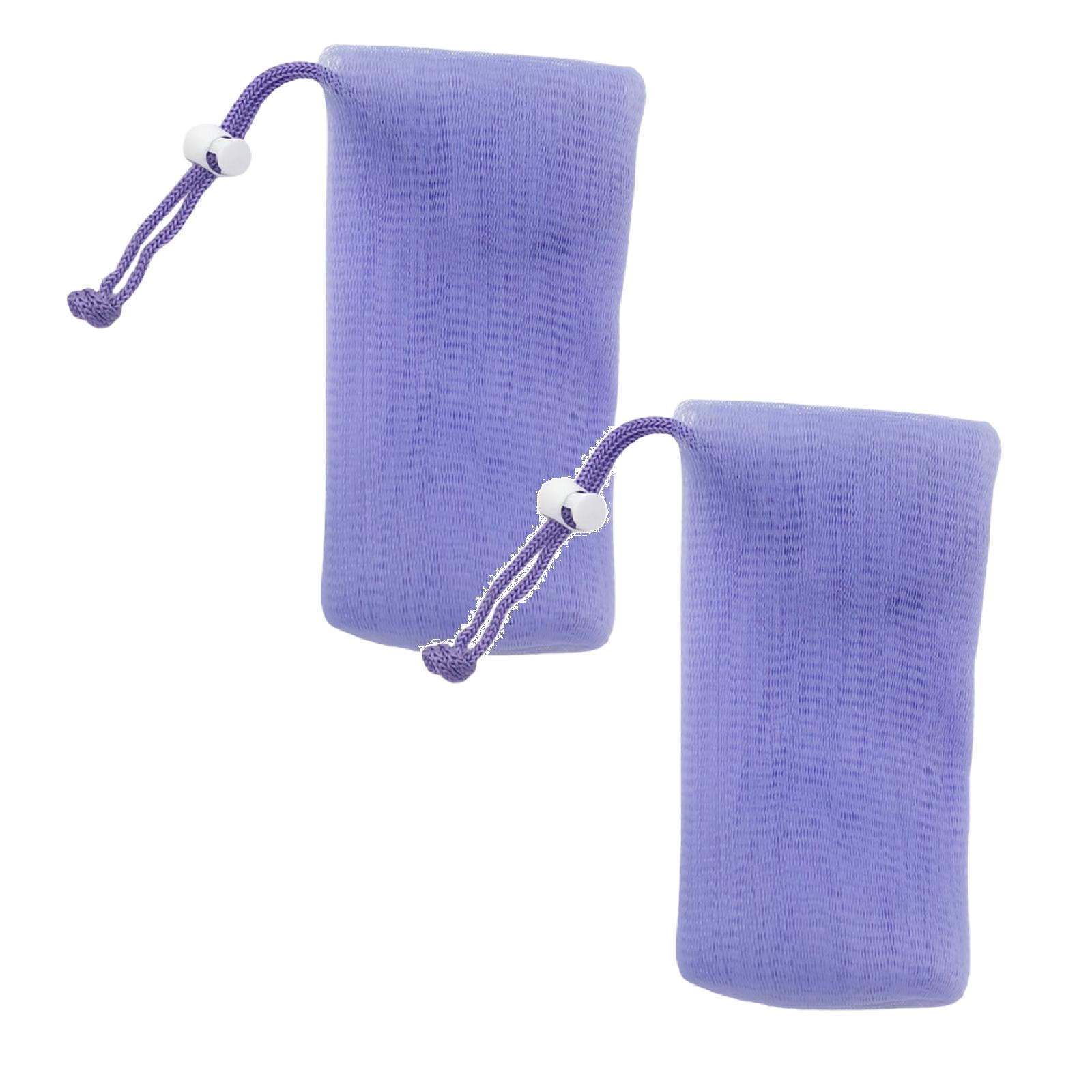 2 Pcs Mesh Bar Soap Pouch - Exfoliating Mesh Soap Bag - Flexible ...