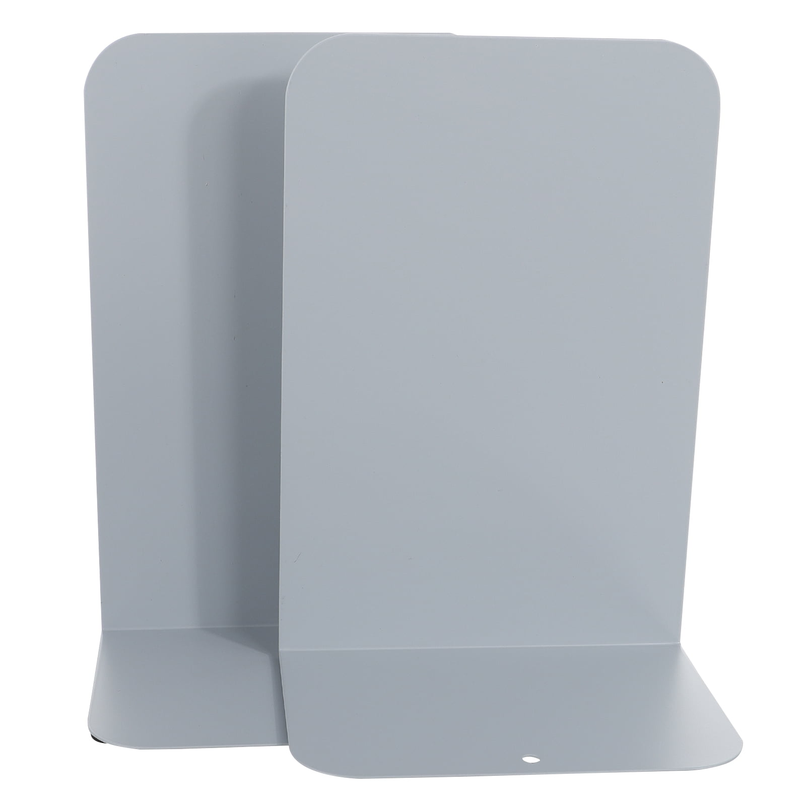 2Pcs Simple Metal Book Ends Practical Bookend Desktop Book Organizer ...
