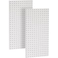 2 Pcs Metal Pegboard Wall Panels, Peg Boards for Garage Tool Storage ...