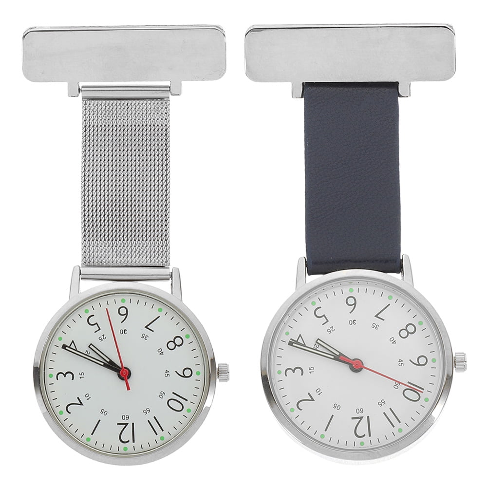 YEAHIBABY 2Pcs Metal Doctor Pocket Watch Nurse Pocket Watch with ...