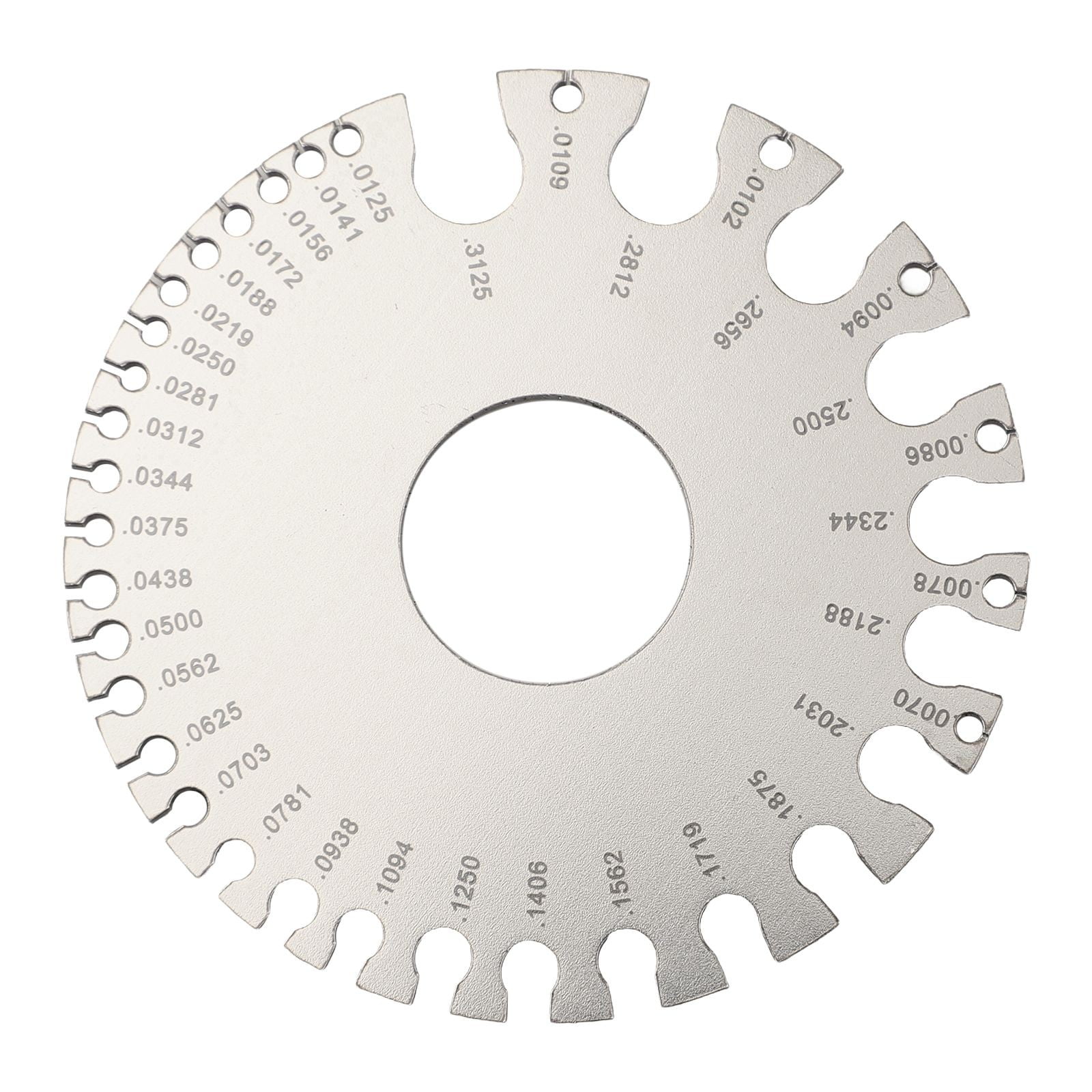 2 Pcs Metal Sheets Welding Thickness Gauge Wire Gauge Measurement Tool ...