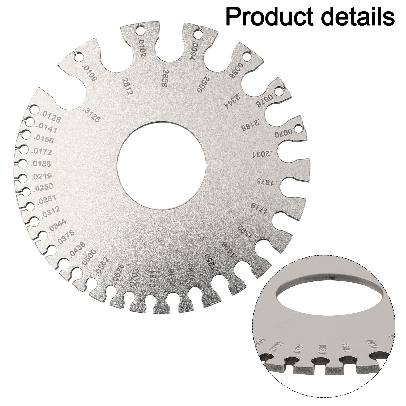 2 Pcs Metal Sheets Welding Thickness Gauge Wire Gauge Measurement Tool ...