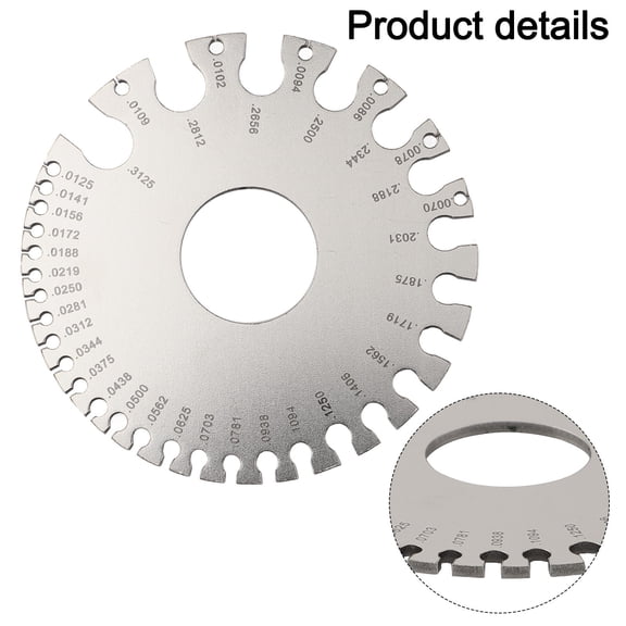 Durable Stainless Steel Welding Gauge, Metal Sheet Thickness Inspection ...