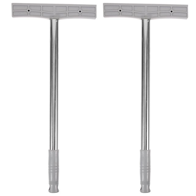 2 Pcs Metal Sign Rod Handheld Stainless Steel Stand Election Field ...