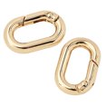 2 Pcs Metal Spring Key Rings Spring Keyring Buckles Key Rings Clips ...