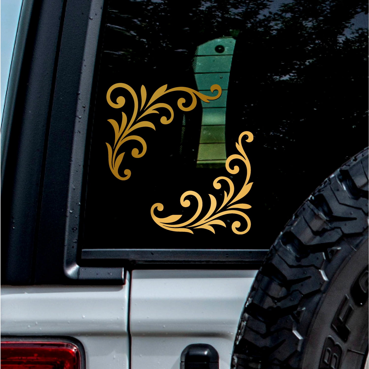 (2 Pcs Metallic Gold, 8'' x 8.2'') - Vinyl Sticker Decal - "Artisan ...