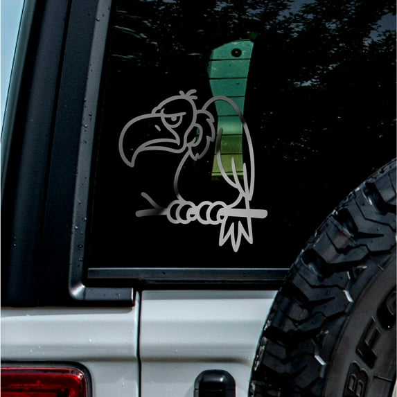 (2 Pcs Metallic Silver, 11'' x 12.0'') - Vinyl Sticker Decal - "Old ...