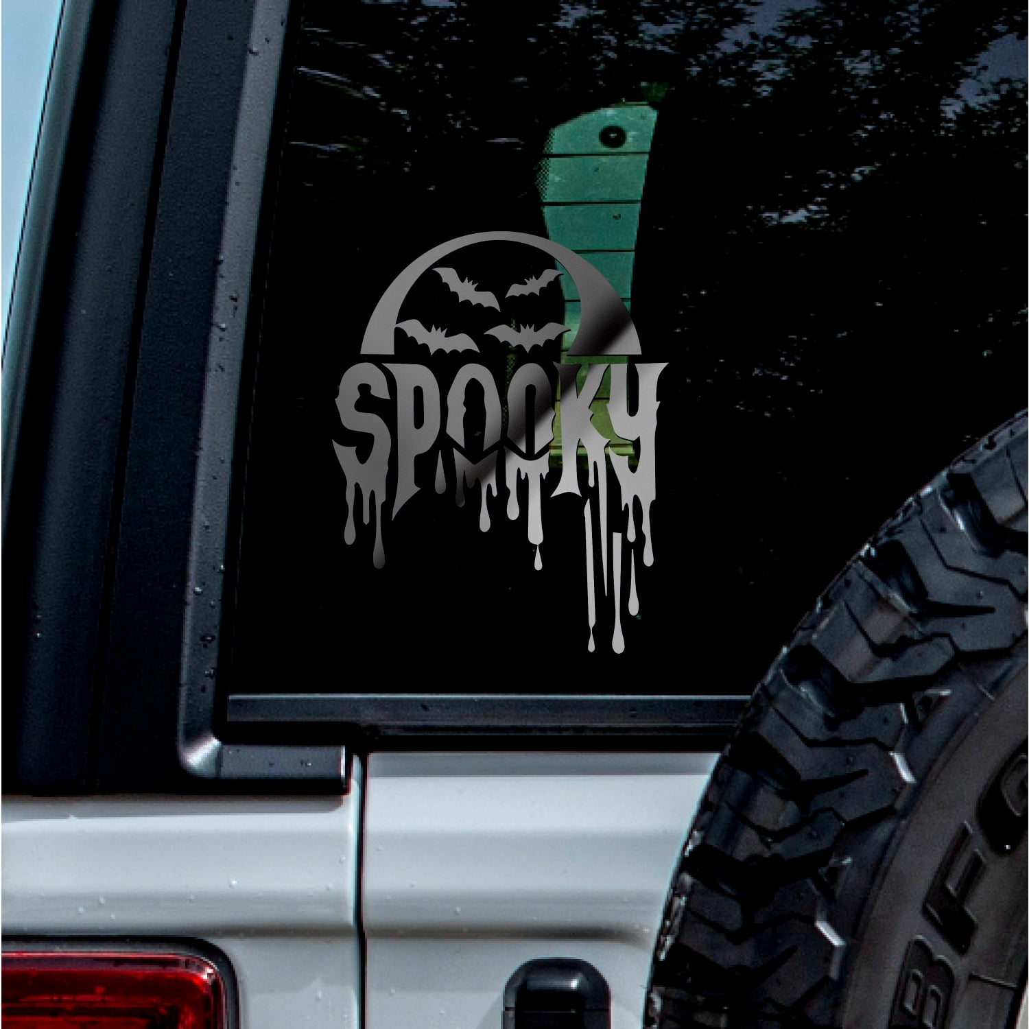(2 Pcs, Metallic Silver, 8'' X 10'') Transparent Adhesive Decal Sticker ...