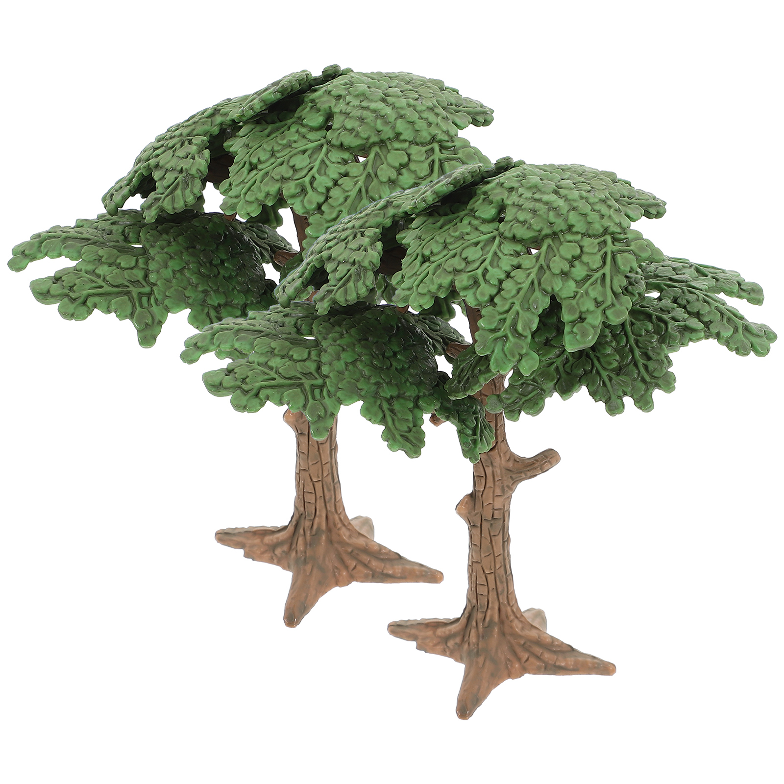 2 Pcs Micro Landscape Tree Mini Trees The Green Giai Fake Layout ...