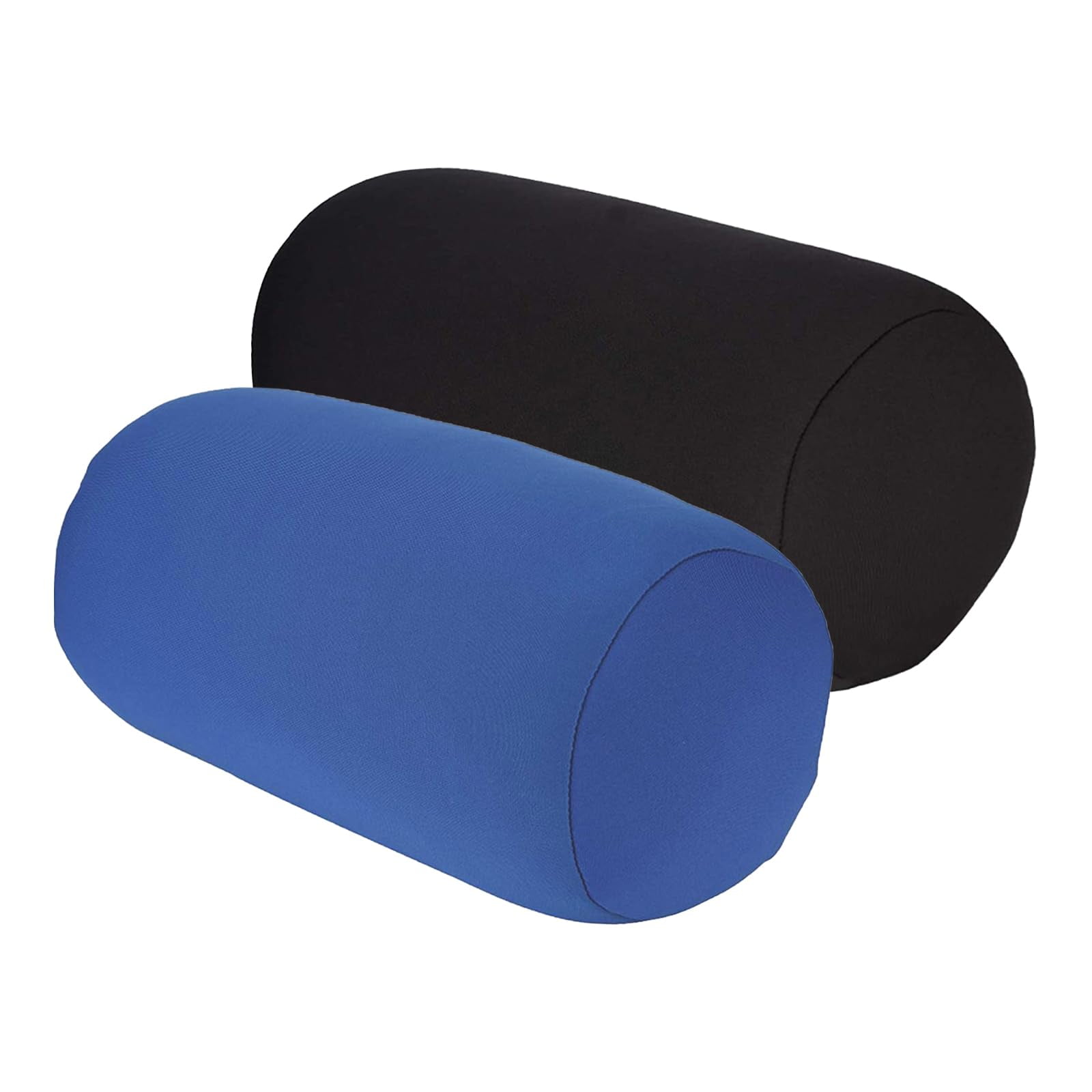 2 Pcs Microbead Bolster Tube Pillow, Squishy Neck Arm Back Support Roll ...