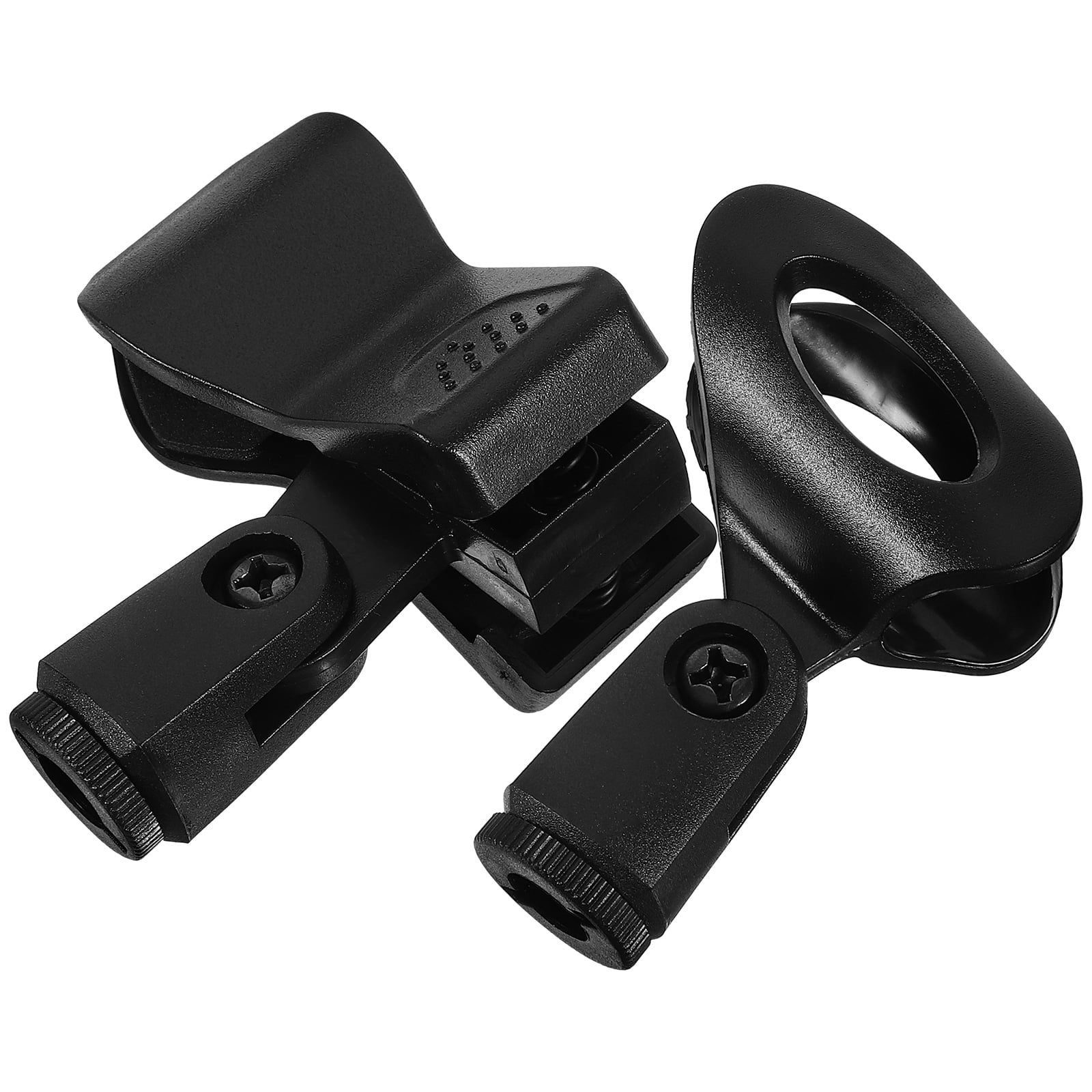 2 Pcs Microphone Clips Universal Mic Stand Clips Mic Clamp Microphone ...