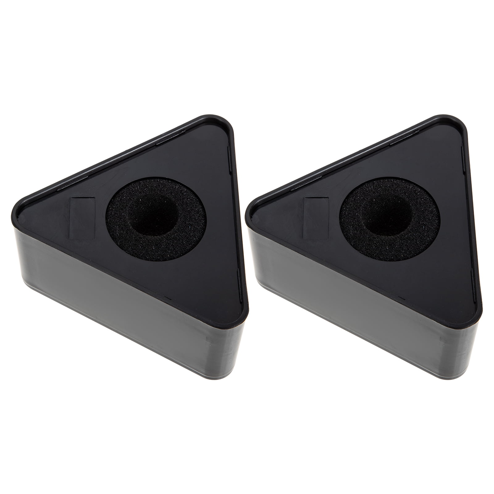 2 Pcs Microphones Prop Logo Stand Triangle Station - Walmart.com