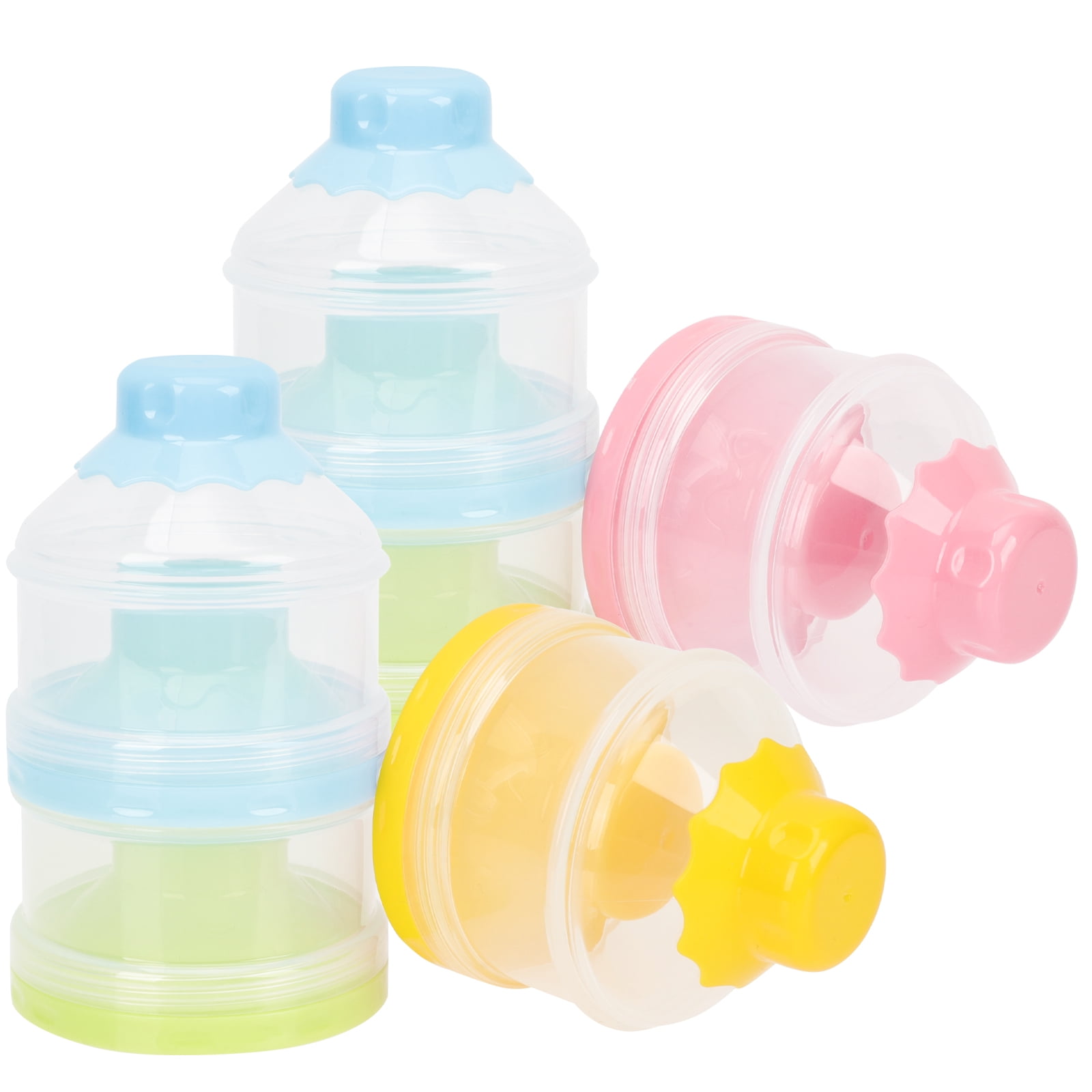 2 Pcs Milk Powder Case Formula Storage Container Baby Holder Travel ...