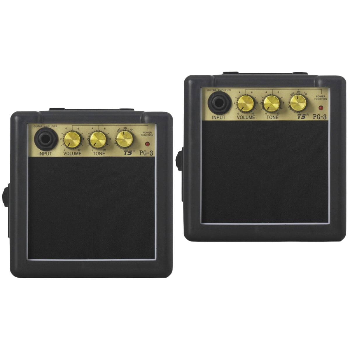 2 Pcs Mini Acoustic Amp Compact Guitar Amplifier Small Speaker ...