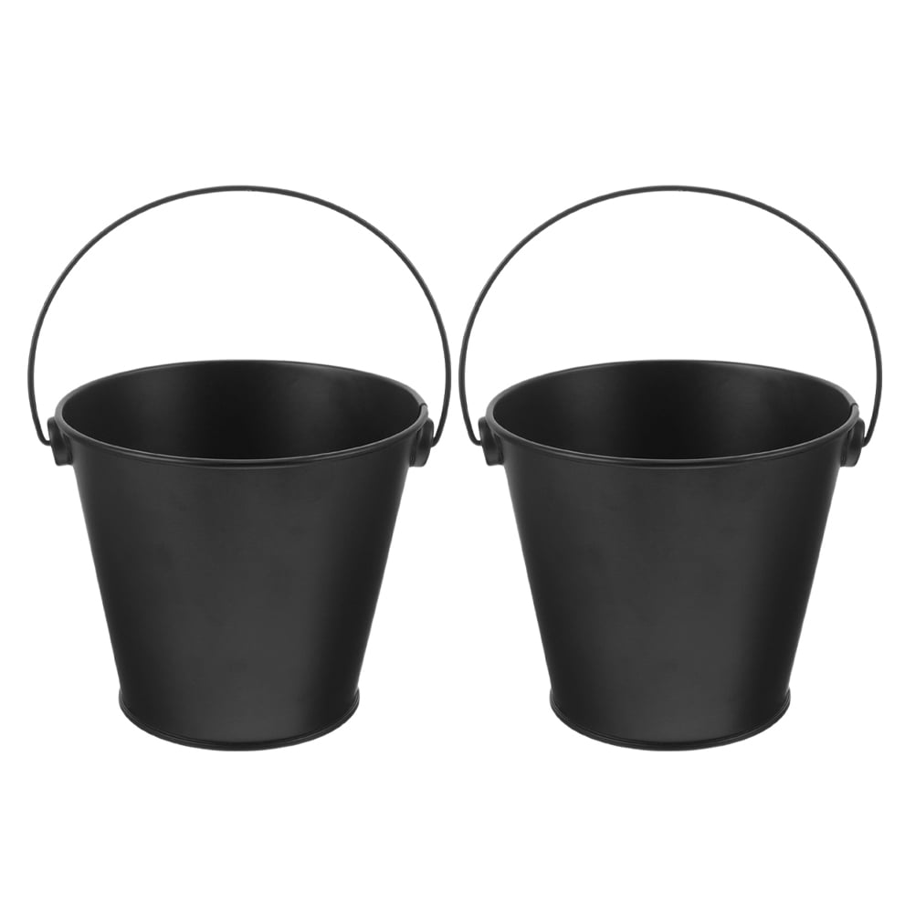 2 Pcs Mini Bbq Grill Grease Container Outdoor Barbecue Drip Bucket ...