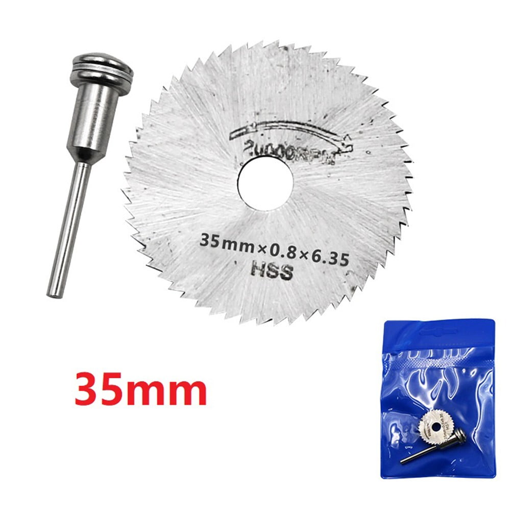 2 Pcs Mini Cutting Disc Wheels Set HSS Circular Saw Blade Metal Cutter ...