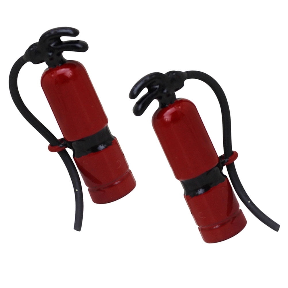 WRITWAA 2Pcs Small Red Fire Extinguisher Models with Hanging Hole for ...