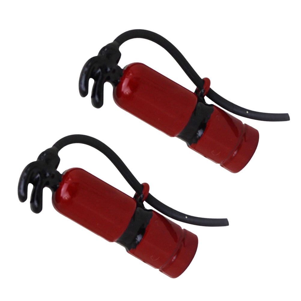 2 Pcs Mini Fire Extinguisher Miniature Model Figurine - Walmart.com
