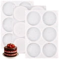 2 Pcs Mini Fluted Cake Pan, 6-Cavity Fluted Tube Cake Pan, Non-stick ...