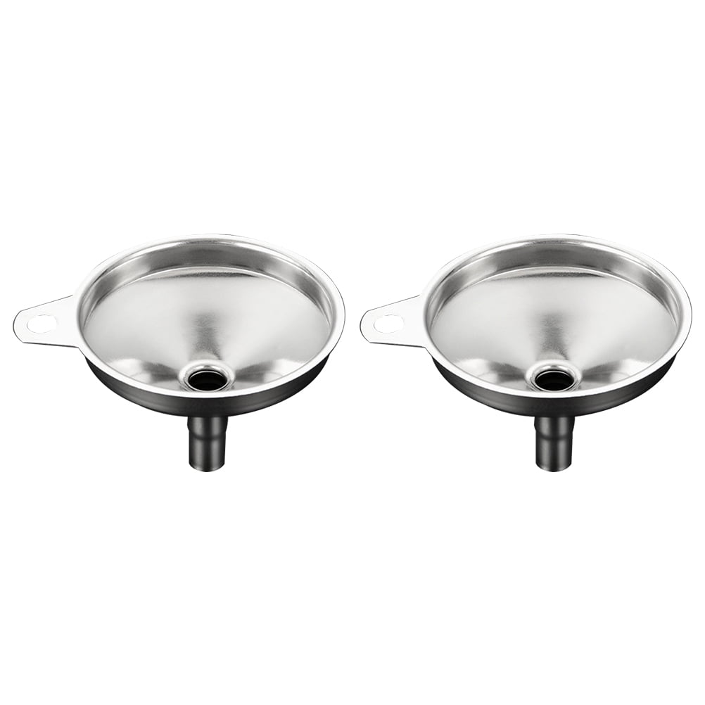 2 Pcs Mini Funnel Oil Transferring Liquor Hopper Stainless Steel ...