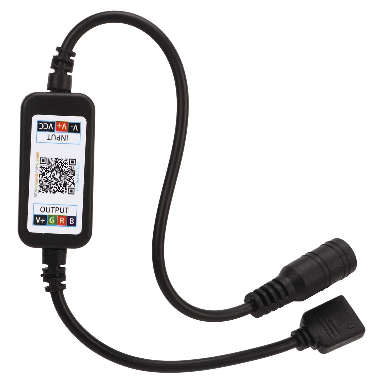 2 Pcs Mini LED Controller Bluetooth RGB Music Controller USB 5V DC 5 ...