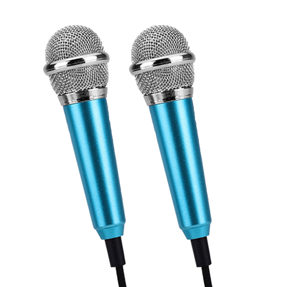 2 Pcs Mini Microphone K Singing Bar Microphone Compact Microphone ...