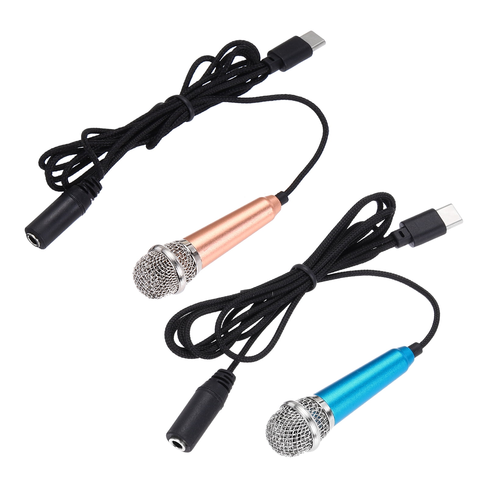 2 Pcs Mini Microphone, Mini Mic Tiny Microphone Phone Type C Mic Small ...