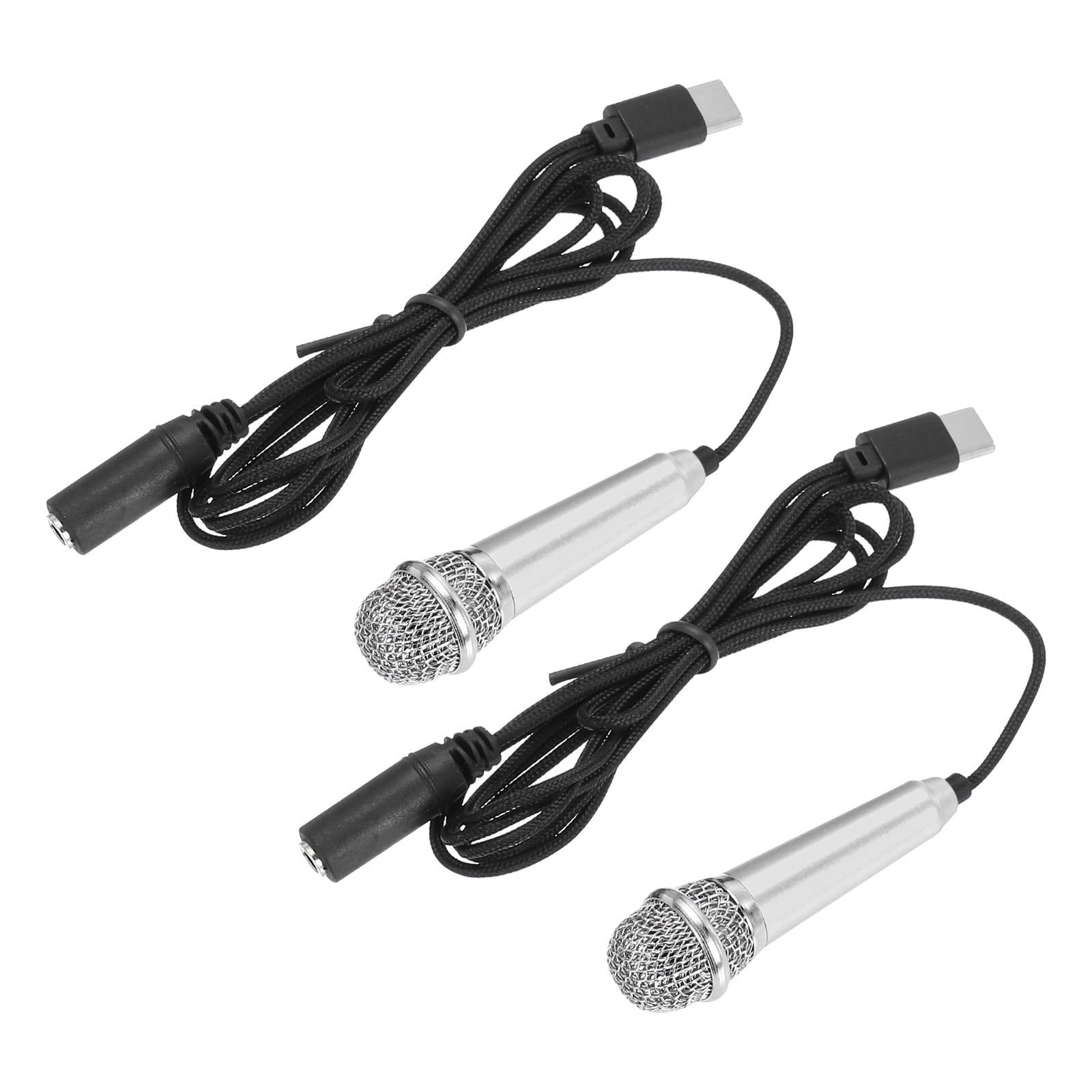 2 Pcs Mini Microphone, Mini Mic Tiny Microphone Phone Type C Mic Small ...