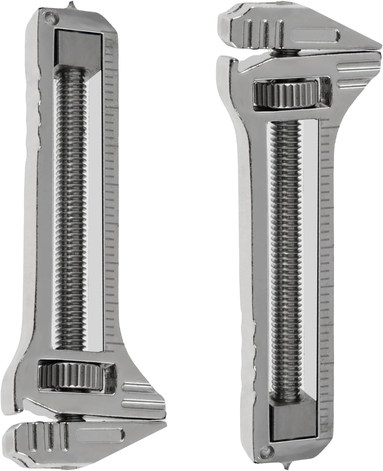 2 Pcs Mini Multi Tool 6 in 1 Wrench Portable Spanner Multitool with ...