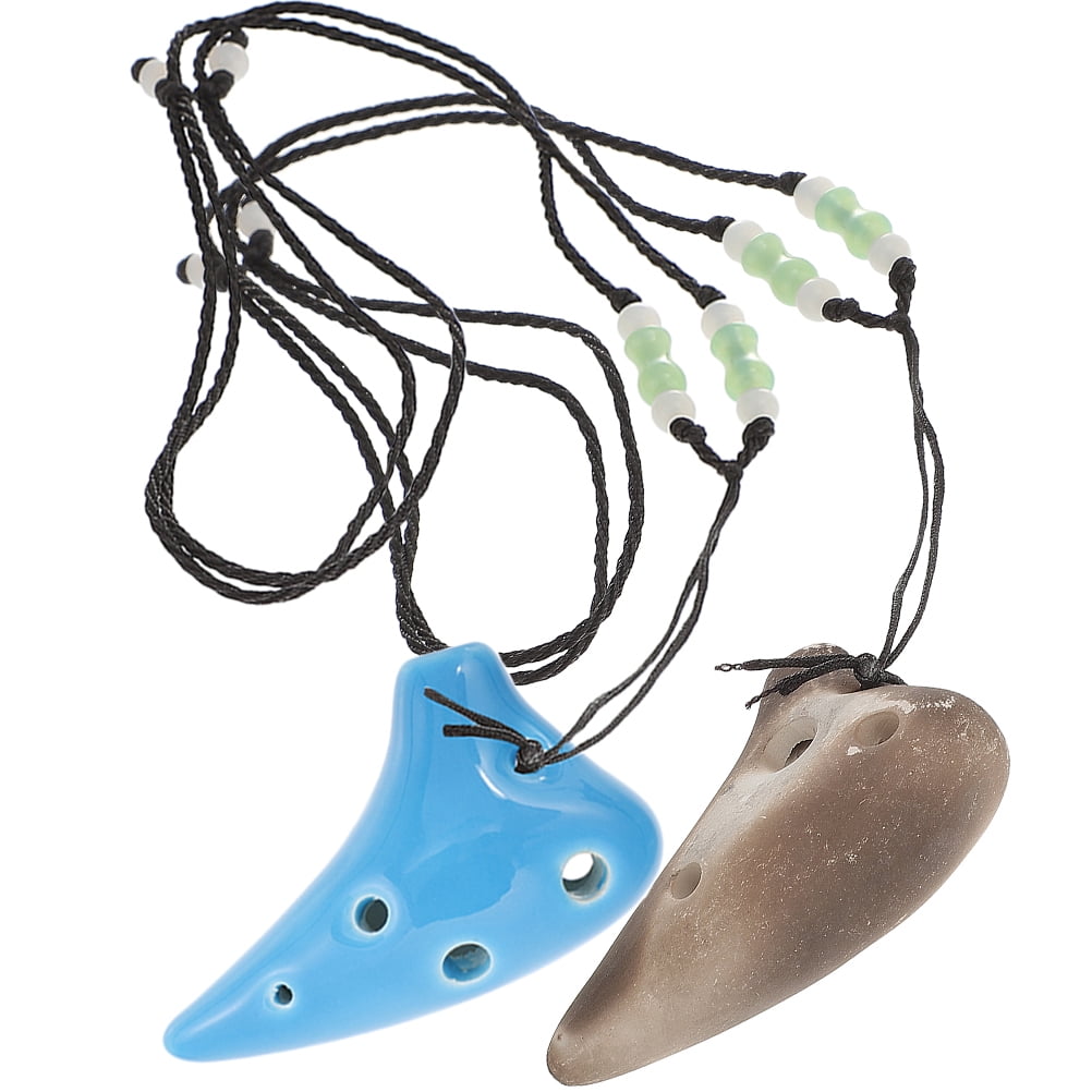 Raindrops 2pcs 6 Hole Mini Ocarina for Children Beginner Learning Music ...