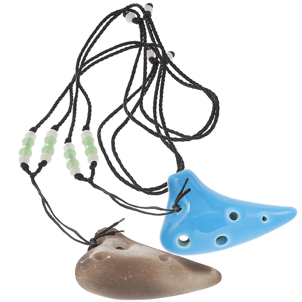 Raindrops 2pcs 6 Hole Ocarina for Children Beginners Learning Musical ...
