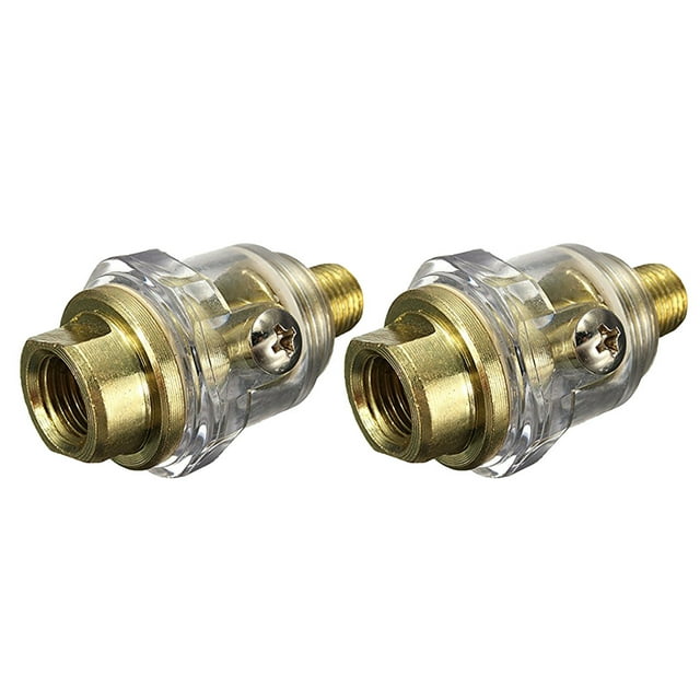 2 Pcs Mini Oiler Lubricating Oil Injector Air Tool Lubricator Automatic ...