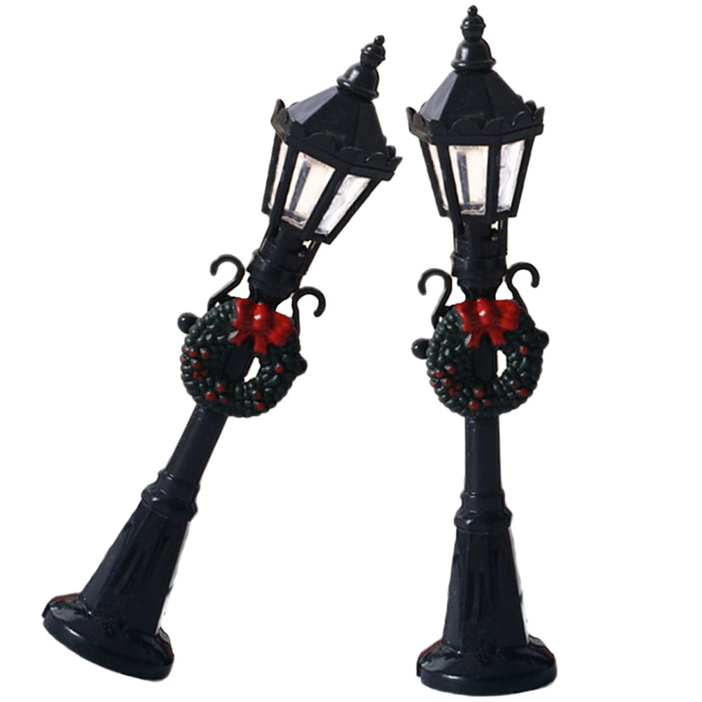 ifundom Dollhouse Mini Street Lights Assorted Colors Decorative 2pcs ...